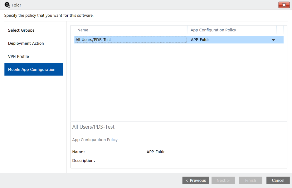 Deploying Foldr settings with Microsoft Intune - Foldr