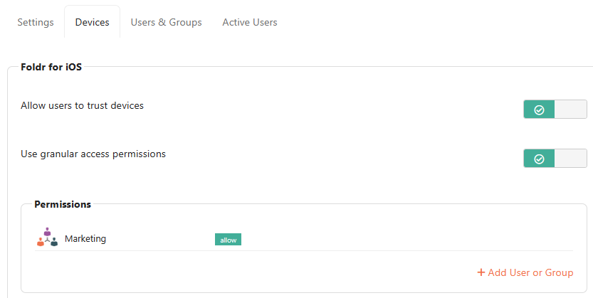 Two Factor Authentication (2FA/MFA) - Foldr