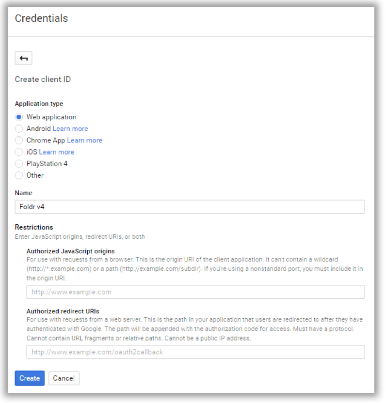 Google Drive & G Suite Integration (Manual Account Linking) - Foldr