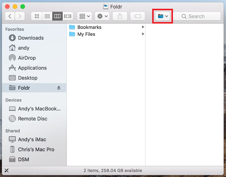 Enabling the Finder Extension in macOS - Foldr