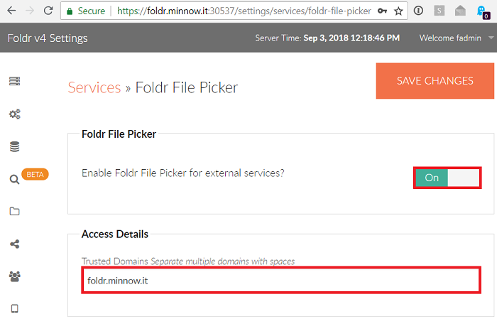 Canvas LMS Integration - Foldr