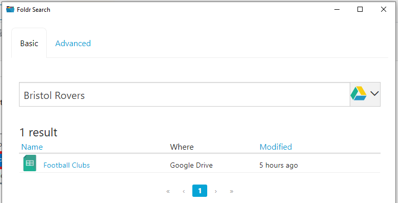 Foldr Search – Setup - Foldr