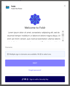 Foldr for Microsoft Teams - File Picker Integration - Foldr