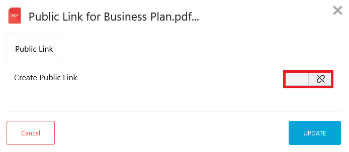 Sharing files or folders with Public Links - Foldr