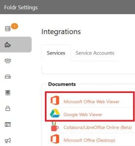 Web app file viewer - Foldr
