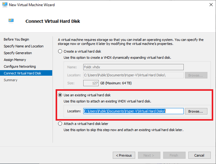 Deploying the Foldr Server on Hyper-V (Gen 2 - UEFI & Secure Boot) - Foldr