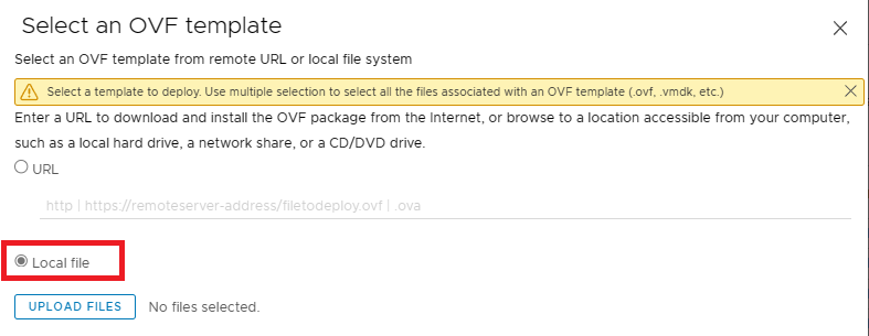 Deploying the Foldr Server on VMware vSphere - ESXi - Foldr