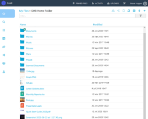 Web App - Grid View - Foldr