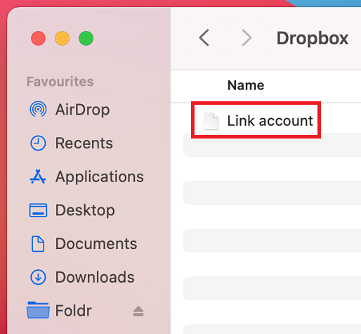 Dropbox Integration - Personal Accounts - Foldr