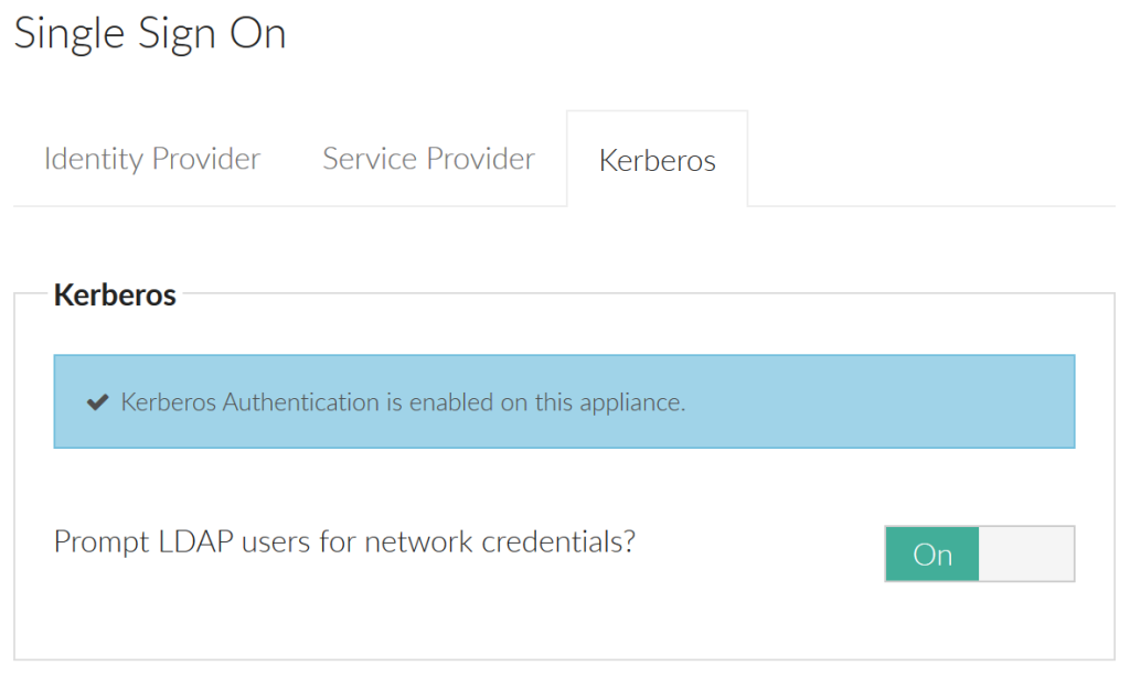 Kerberos SSO - Foldr