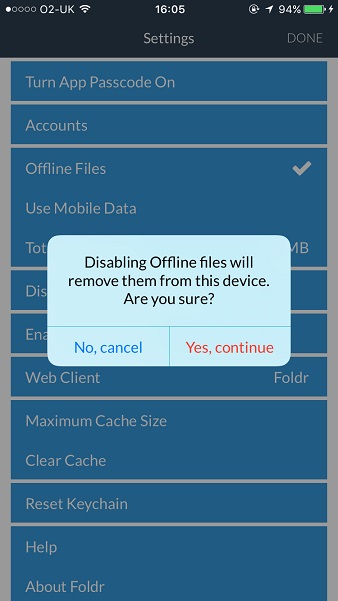 Make Available Offline (Sync Files & Folders Offline) - Foldr