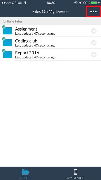 Make Available Offline (Sync Files & Folders Offline) - Foldr