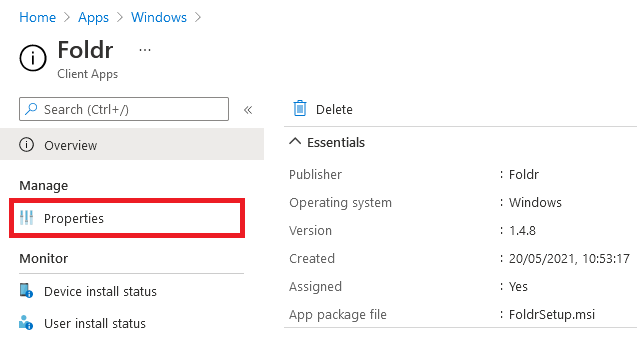 Deploying Foldr for Windows with Microsoft Endpoint Manager/Intune - Foldr