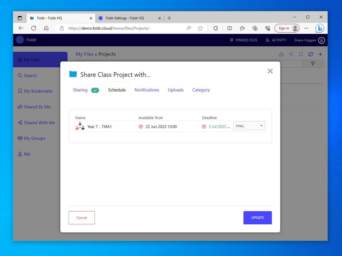 Foldr for Education – Foldr